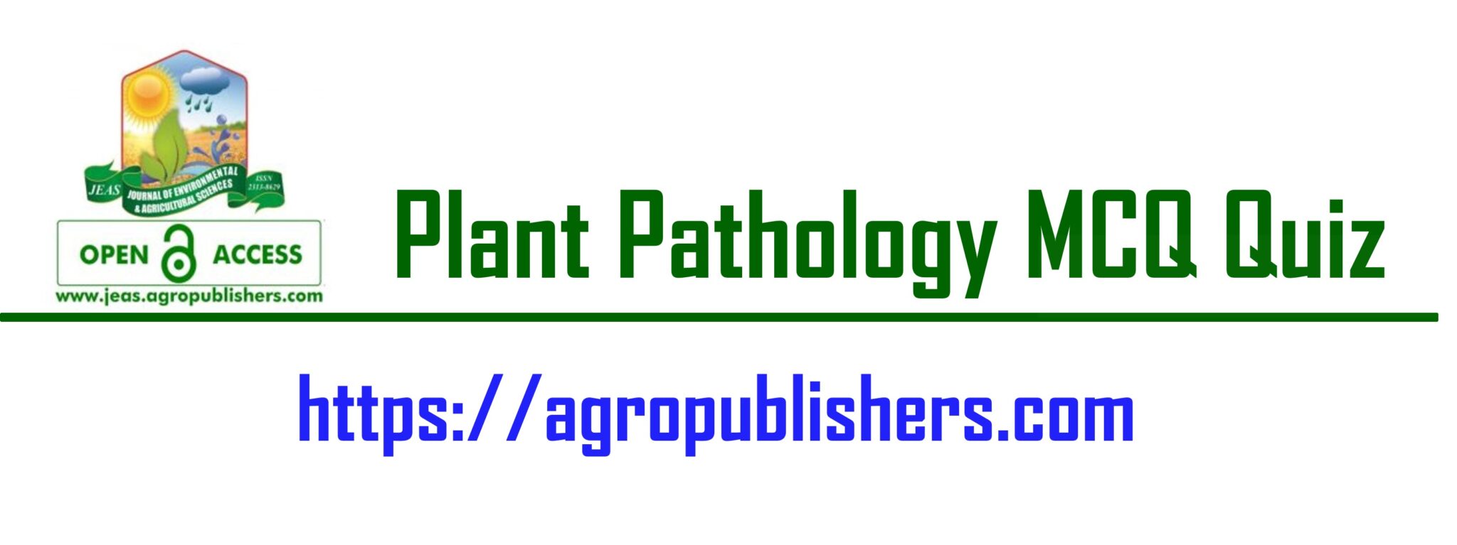 Plant Pathology MCQ Quiz for Preparation